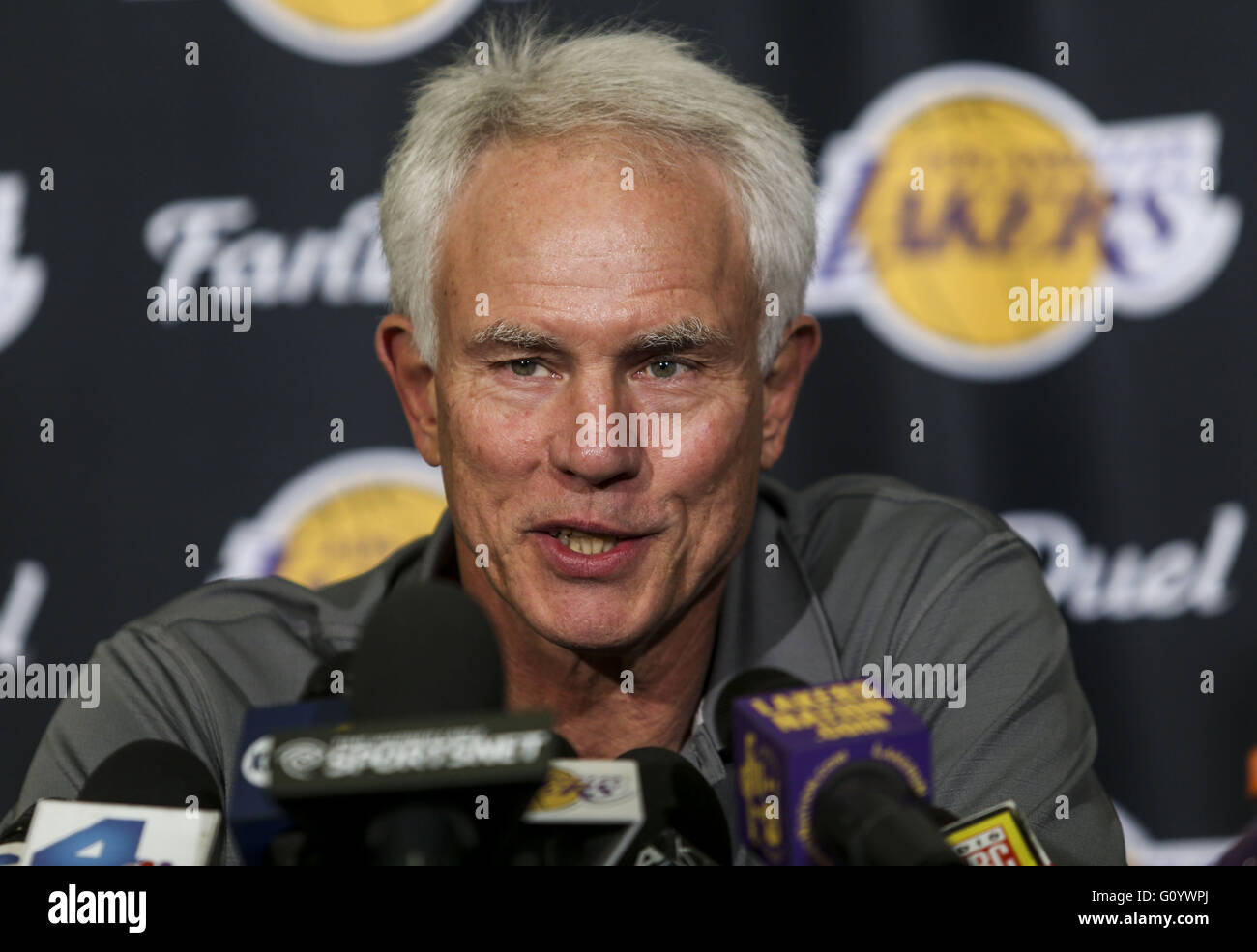 Los angeles lakers 2016 hi-res stock photography and images - Alamy