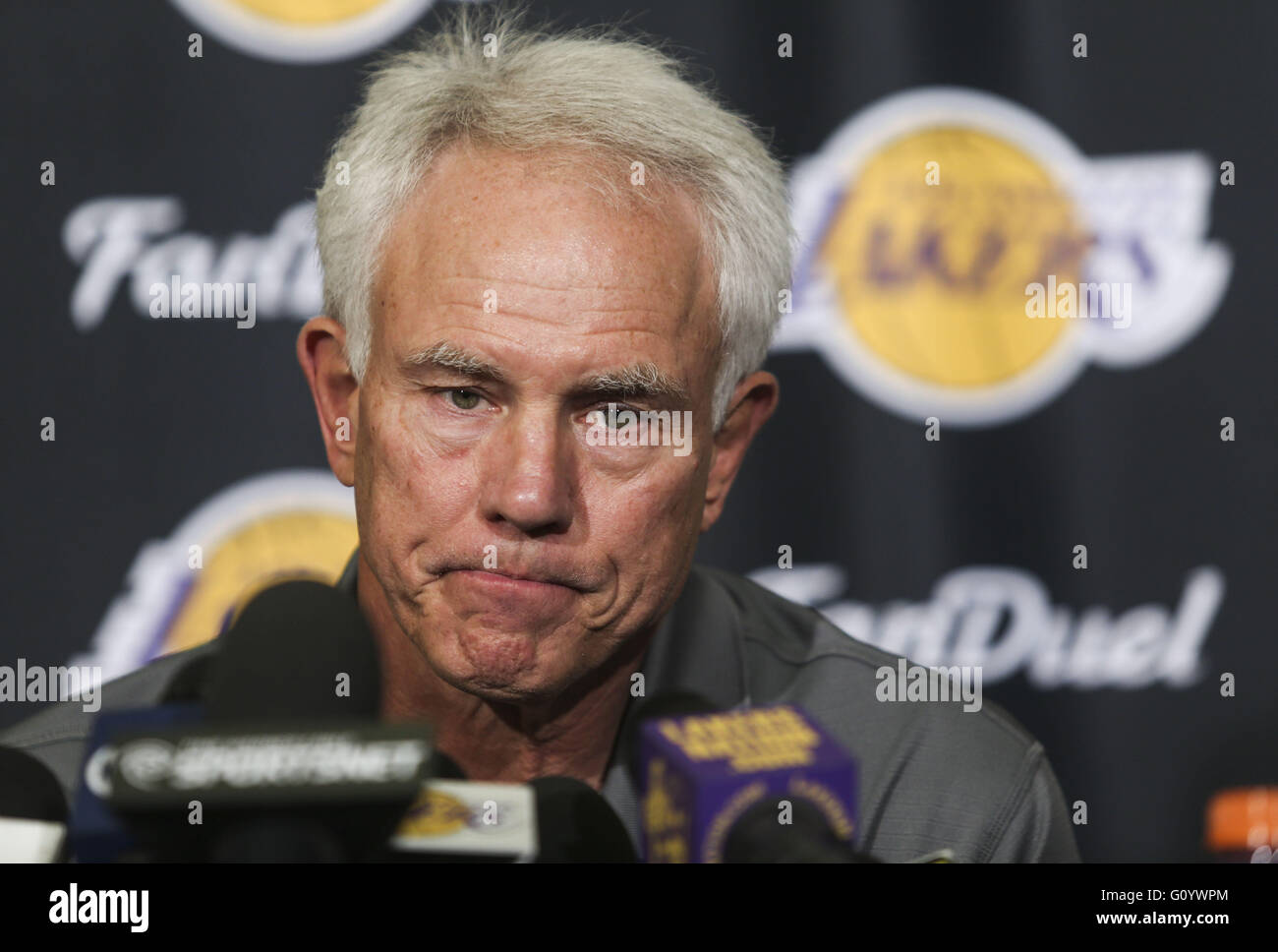 Los angeles lakers 2016 hi-res stock photography and images - Alamy