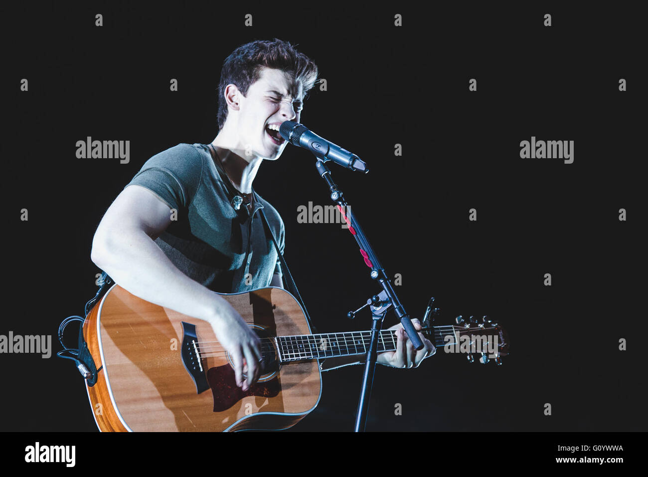 London, UK. 6th May, 2016. Canadian singer/songwriter and model. Shawn ...