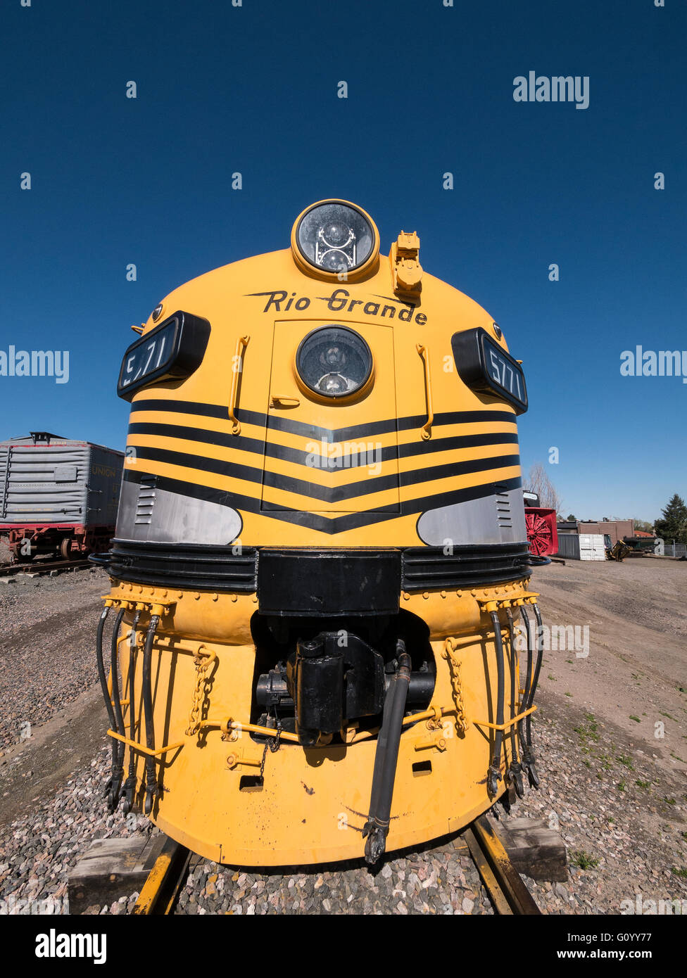 Rio Grande F9 diesel engine No. 5771, Colorado Railroad Museum, Golden ...