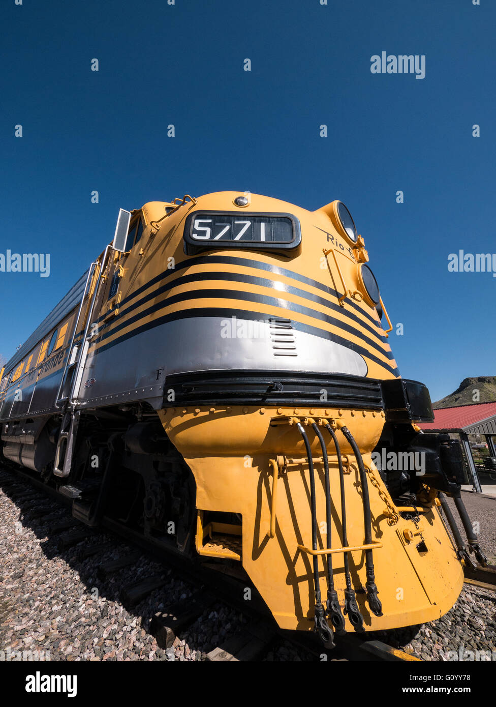 Rio Grande F9 diesel engine No. 5771, Colorado Railroad Museum, Golden ...
