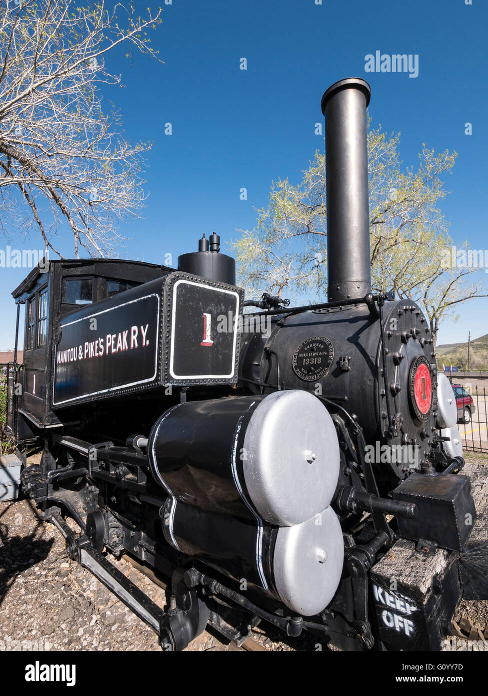 Manitou and Pikes Peak engine number 1, cog railway, Colorado Railroad ...
