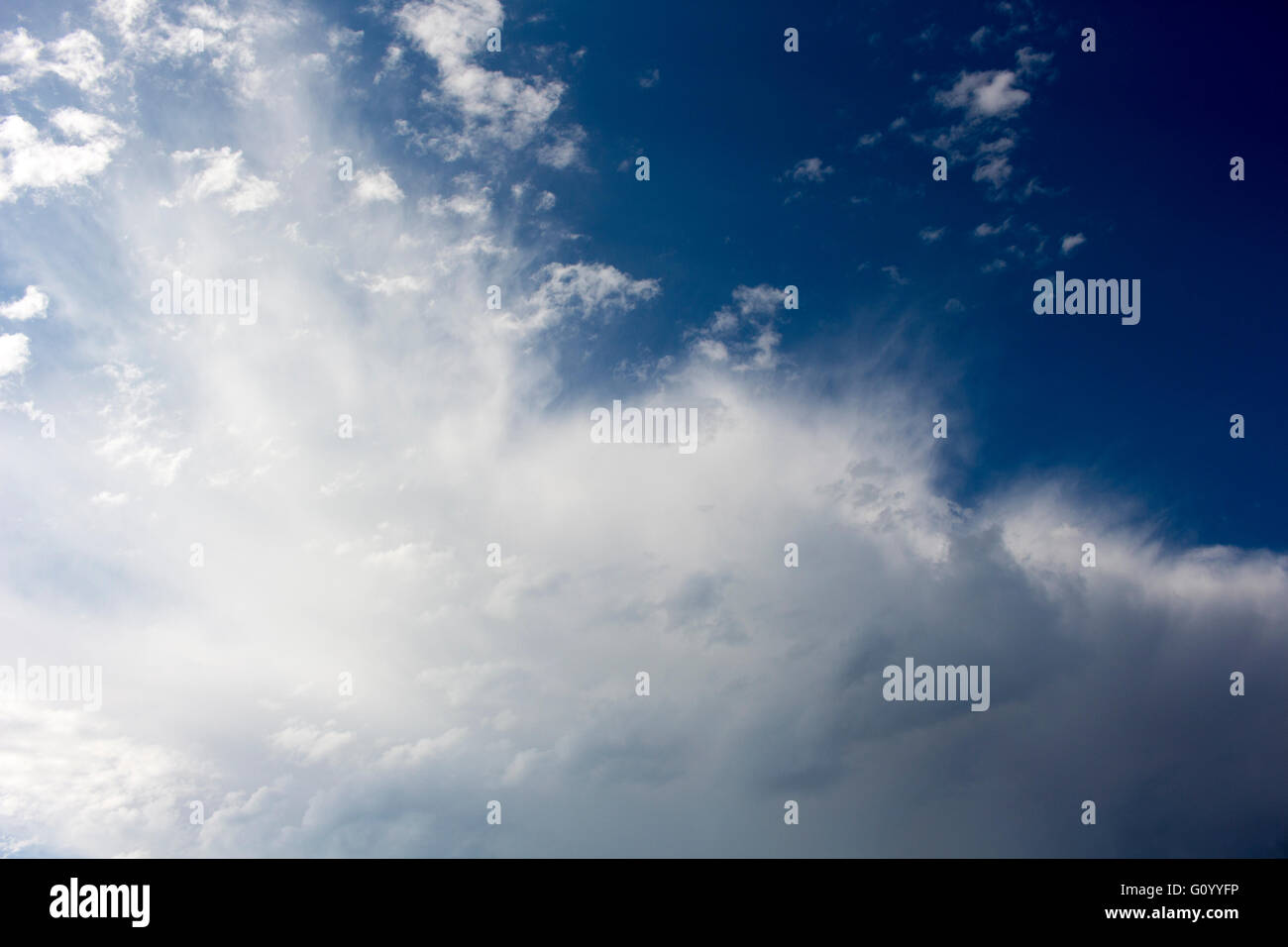 High cirrus clouds middle level altocumulus and altostratus low stratus ...