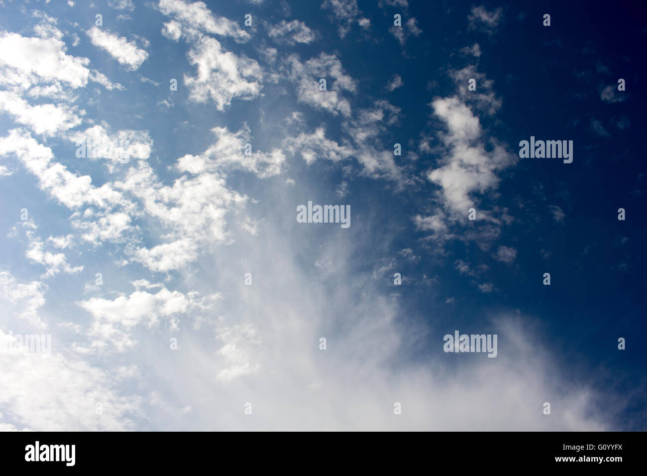High cirrus clouds middle level altocumulus and altostratus low stratus ...
