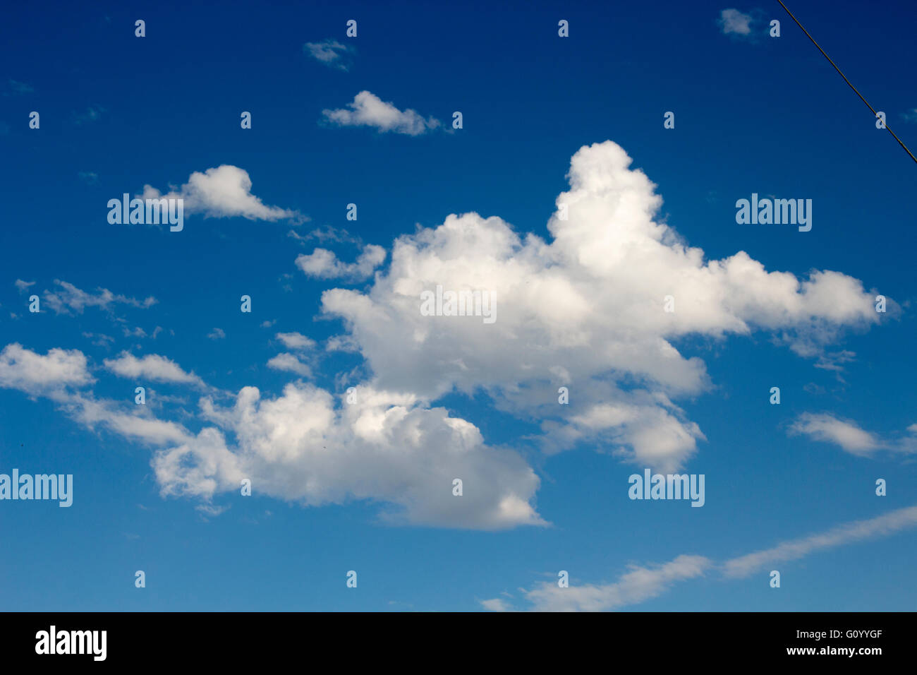 High cirrus clouds middle level altocumulus and altostratus low stratus ...