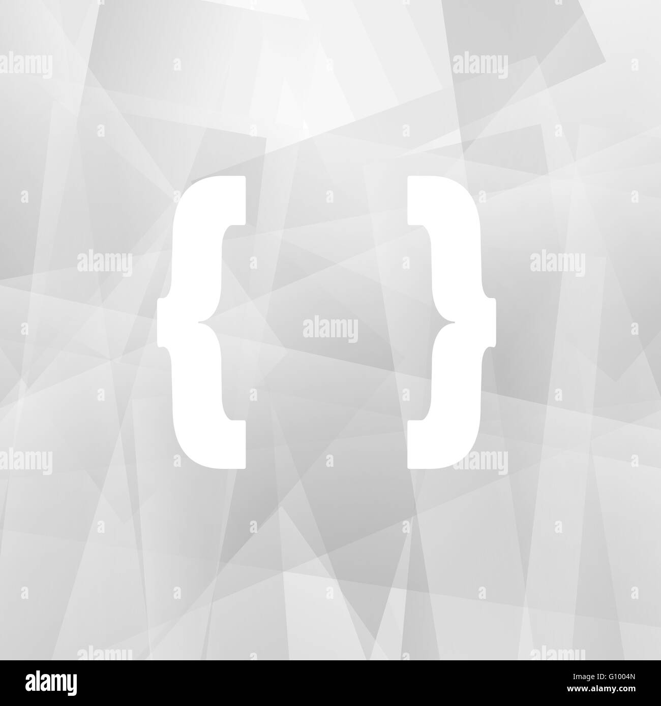 Curly bracket image Stock Vector Images - Alamy