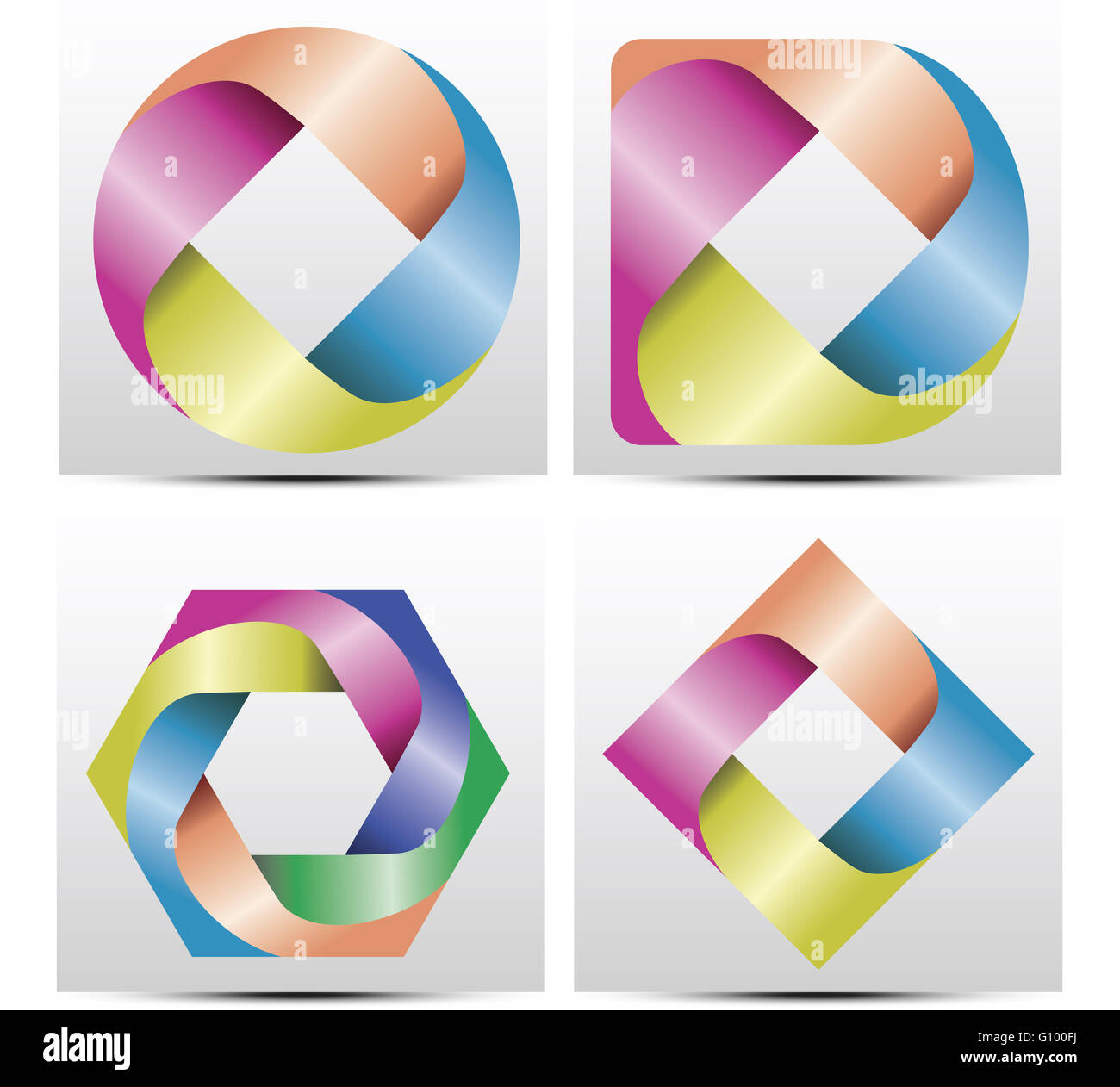 Logo templates hi-res stock photography and images - Alamy