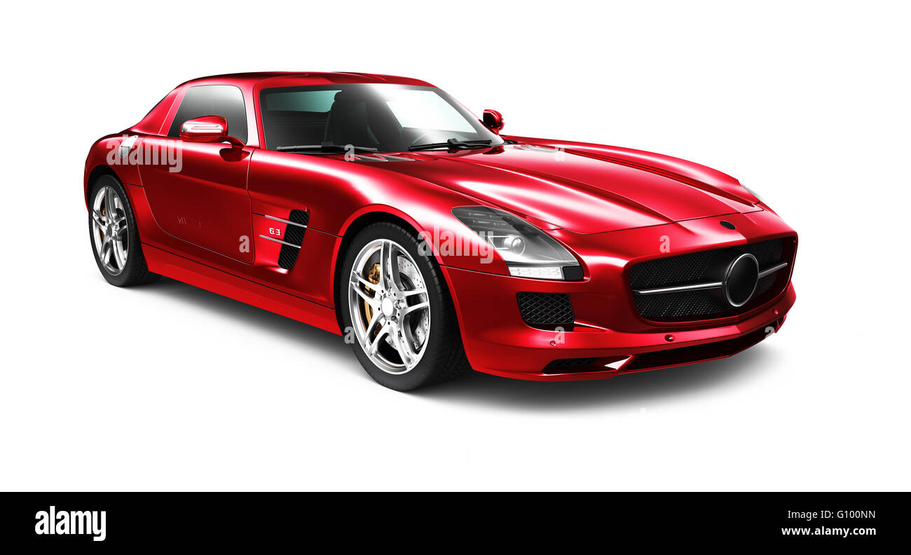 Red super sports car Stock Photo - Alamy