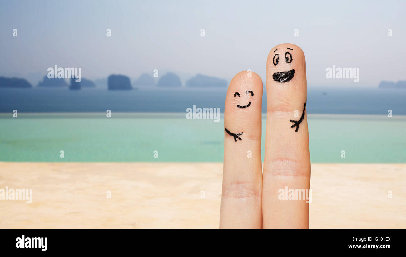 Close up fingers smiley faces hi-res stock photography and images - Alamy