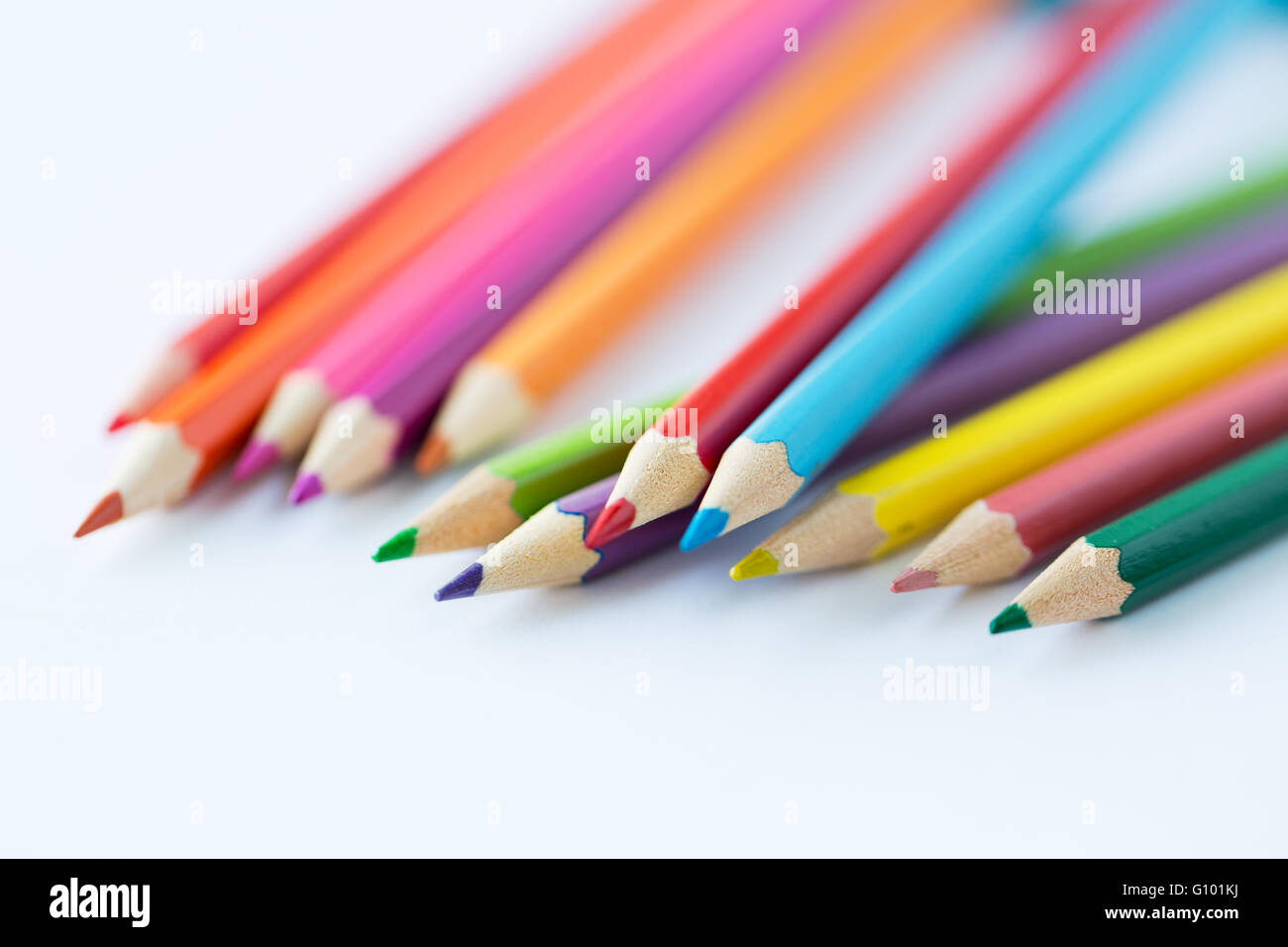 close up of crayons or color pencils Stock Photo - Alamy