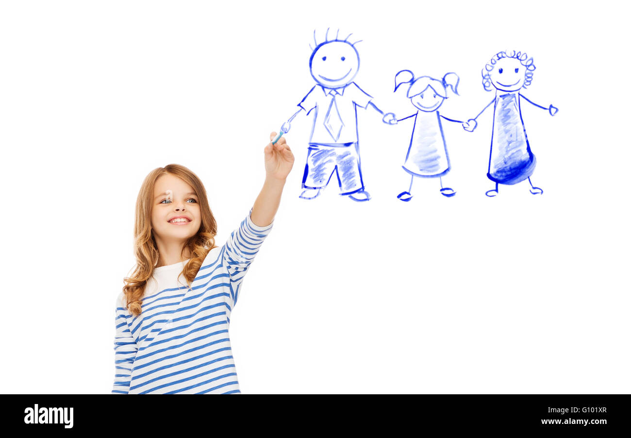 School child drawing Cut Out Stock Images & Pictures - Alamy