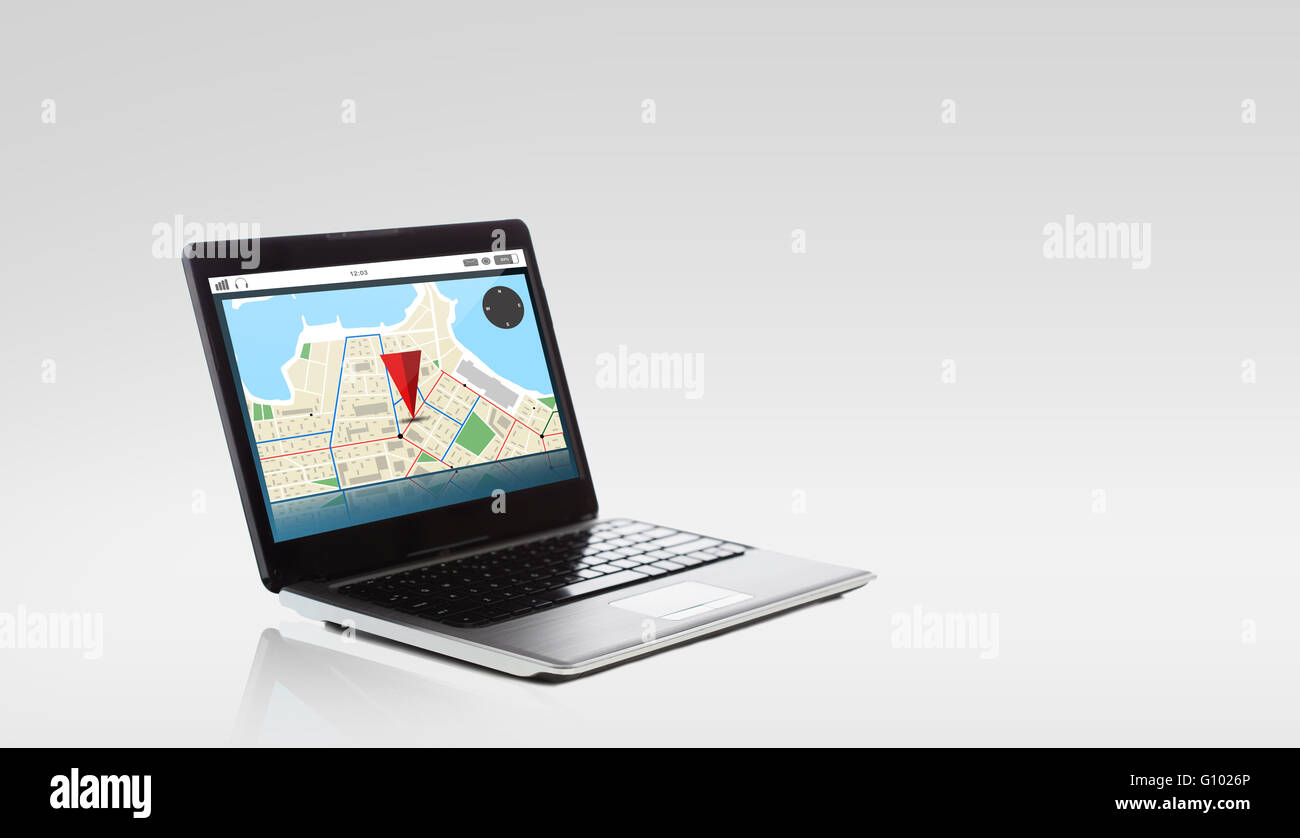 Map design computer desktop hi-res stock photography and images - Alamy