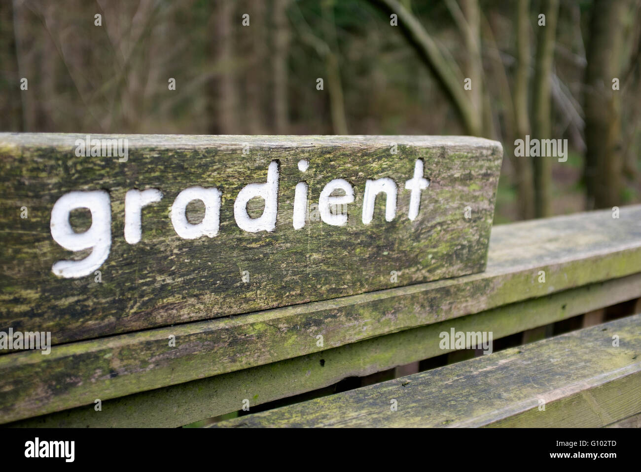 Close-up of a gradient sign Stock Photo - Alamy