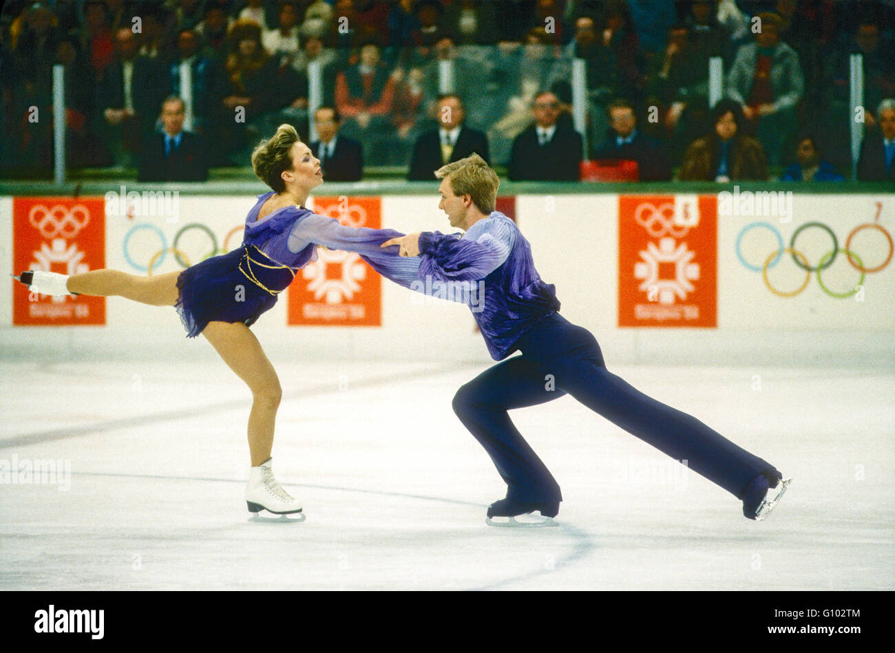 Jayne Torvill and Christopher Dean (GBR) Olympic Champions in Ice ...