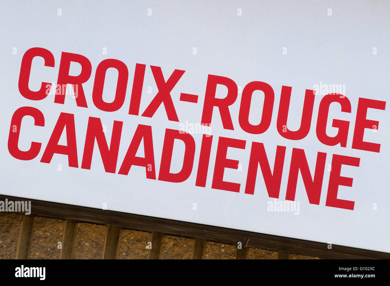 Canadian Red Cross in Kingston Ont., on May 6, 2016 Stock Photo - Alamy