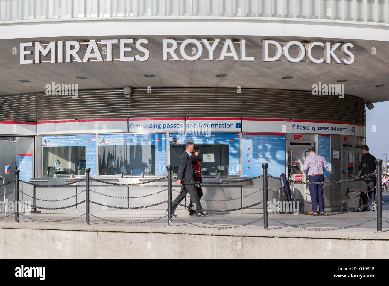 Emirates Royal Docks, Die Emirates Air Line ist eine Gondelbahn, die in ...