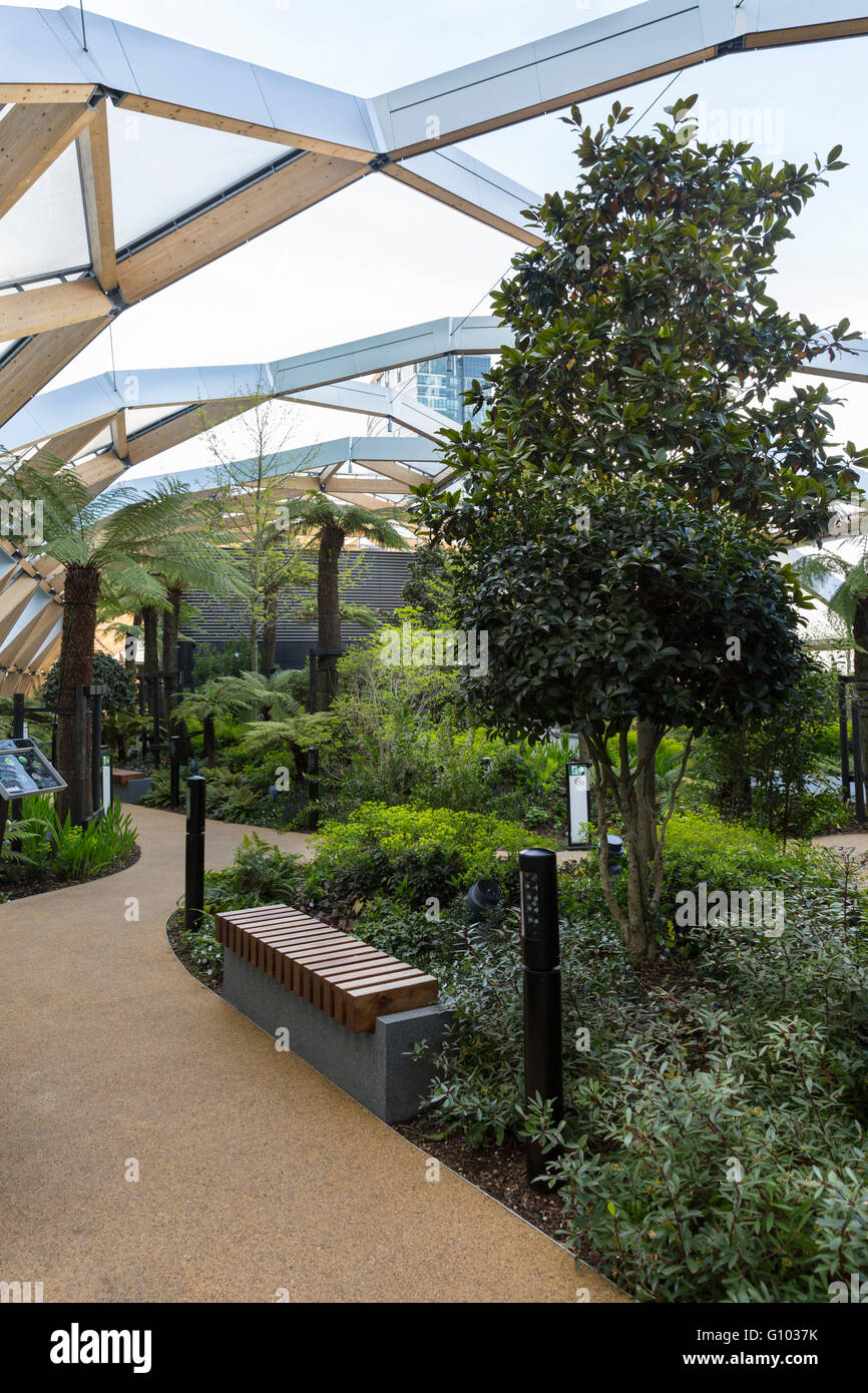 Crossrail roof gardens hi-res stock photography and images - Alamy