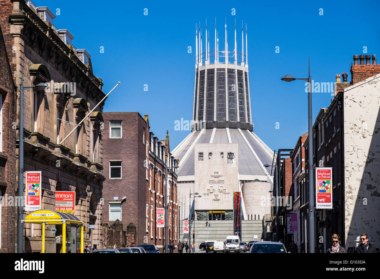 Liverpool Metropolitan Cathedral, Merseyside, England, U.K Stock Photo ...