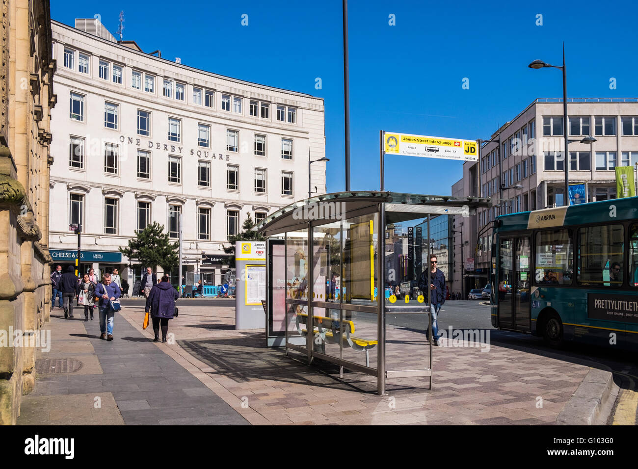 Liverpool city centre, Merseyside, England, U.K Stock Photo - Alamy