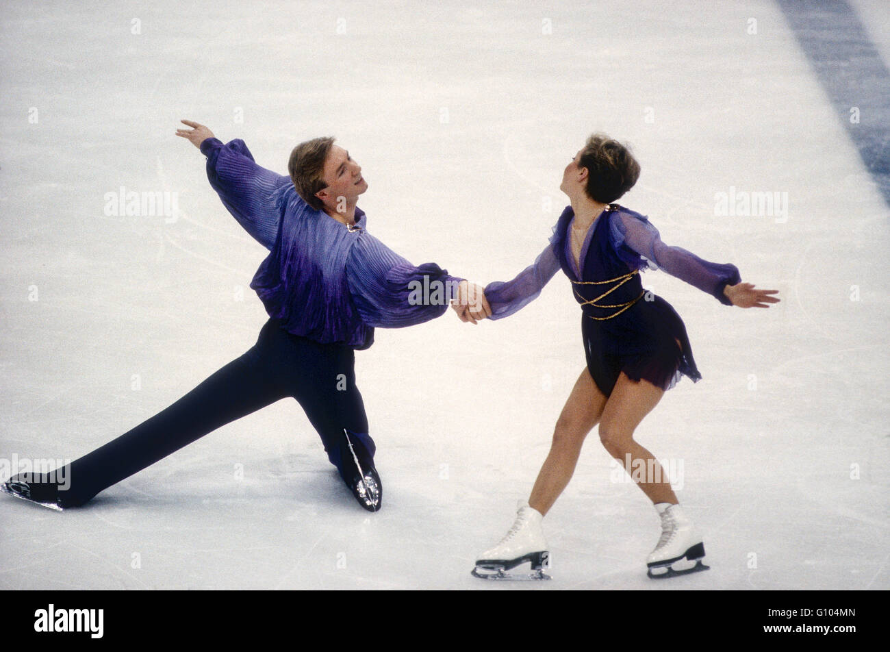 Jayne Torvill and Christopher Dean (GBR) Olympic Champions in Ice ...