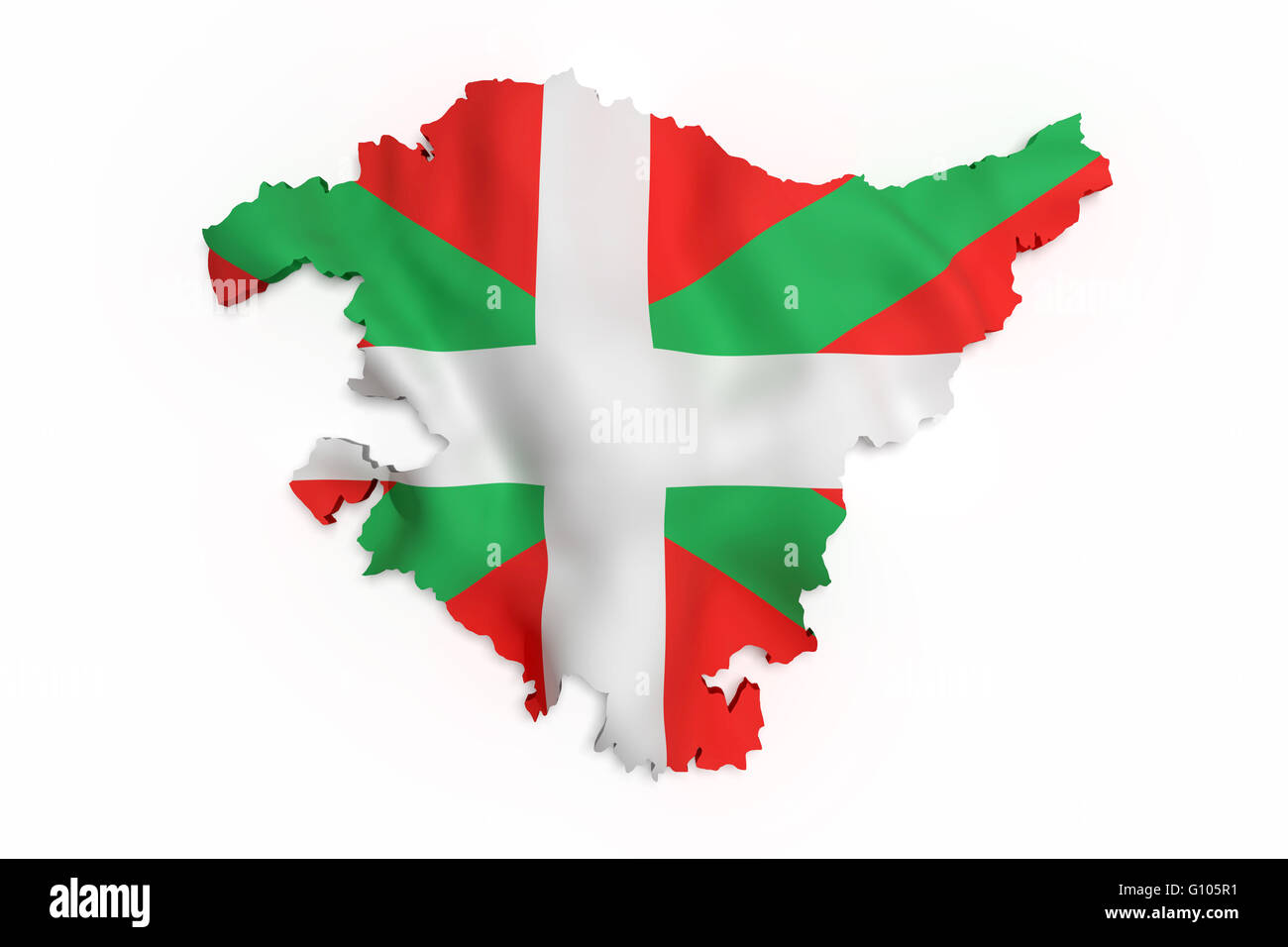 Basque country map hi-res stock photography and images - Alamy