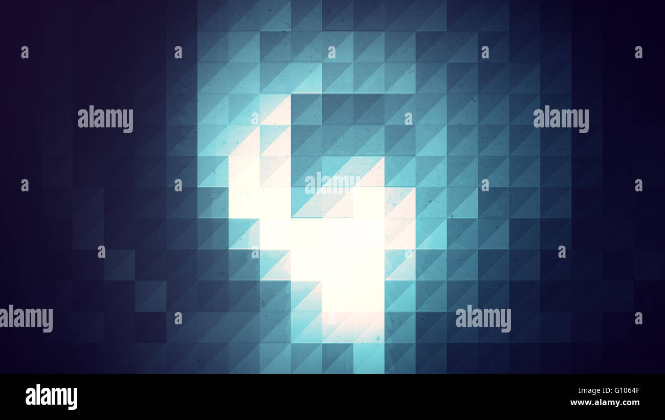 Simple High-Contrast Triangles Stock Photo - Alamy