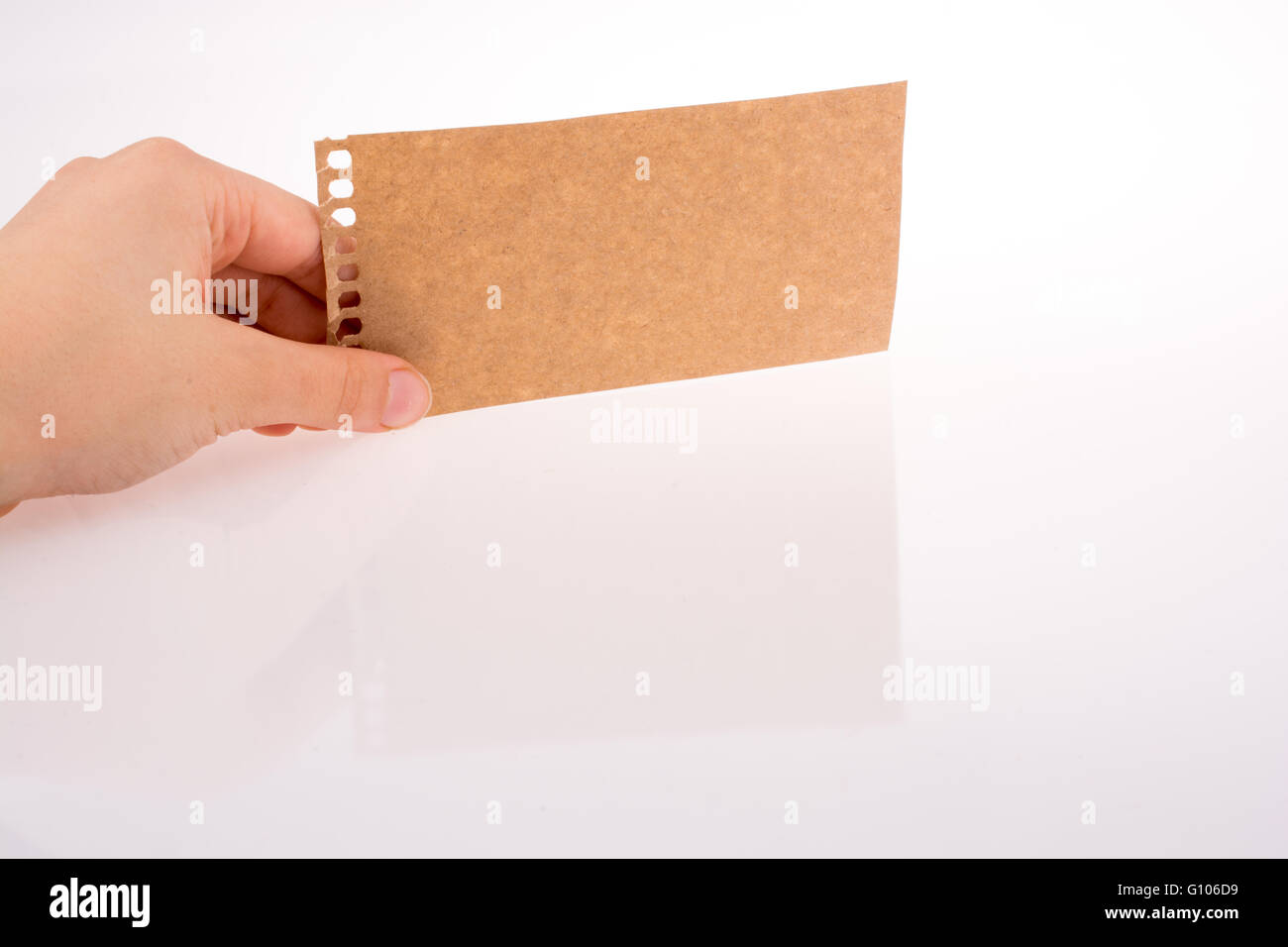 Torn paper from spiral notebook hi-res stock photography and images - Alamy