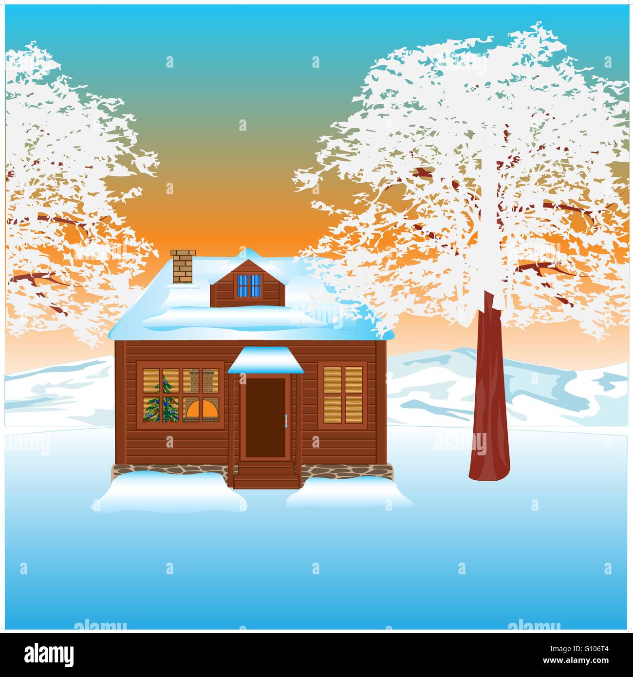 Day lodge Stock Vector Images - Alamy