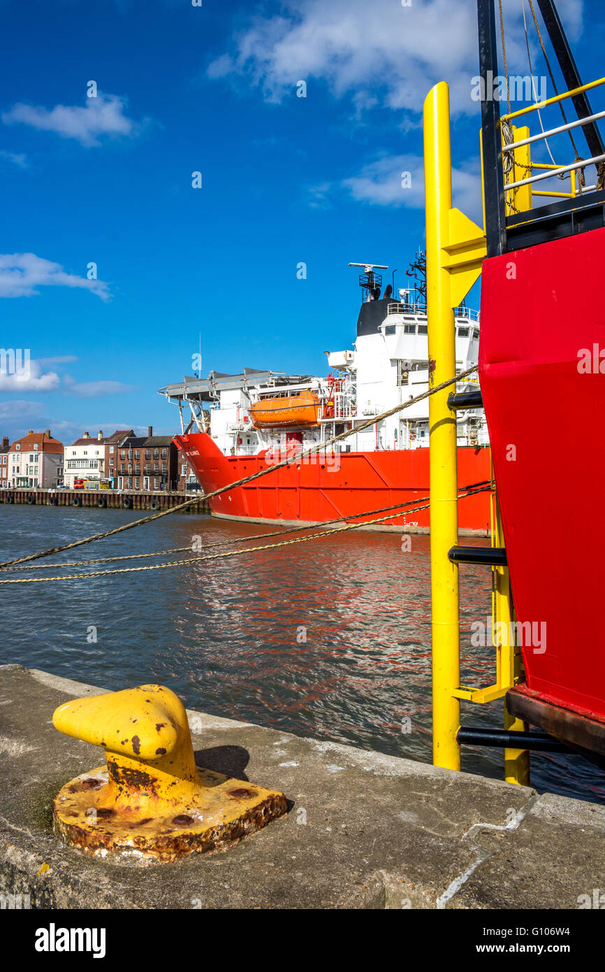 England Norfolk Great Yarmouth Great Yarmouth docks Stock Photo - Alamy