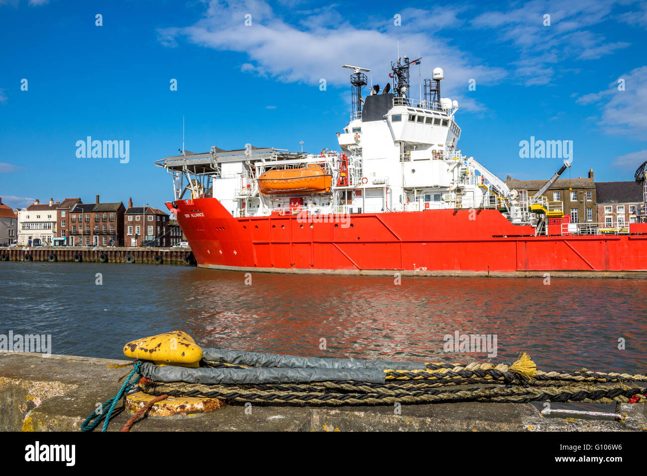 England Norfolk Great Yarmouth Great Yarmouth docks Stock Photo - Alamy