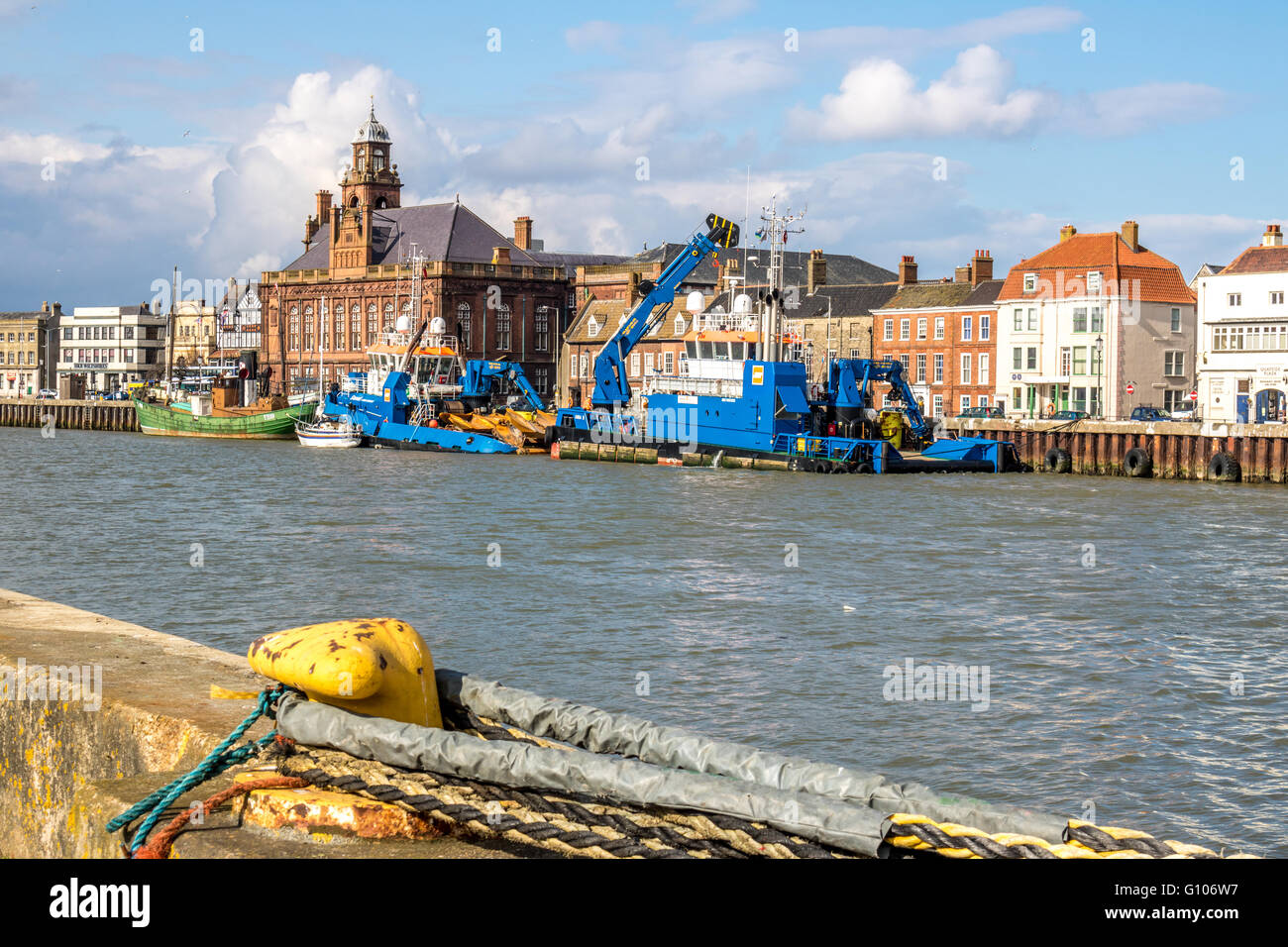 England Norfolk Great Yarmouth Great Yarmouth docks Stock Photo - Alamy