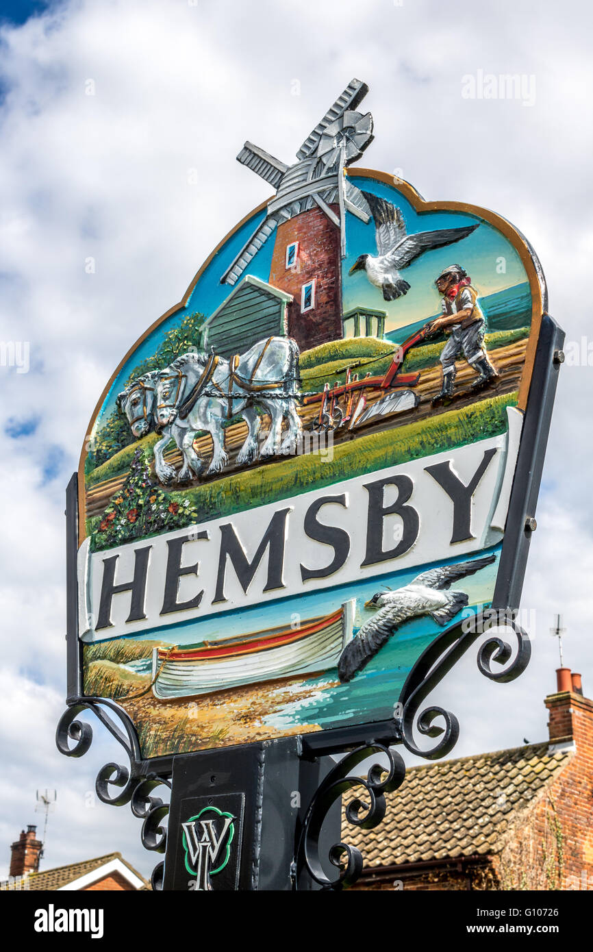 Hemsby village hi-res stock photography and images - Alamy