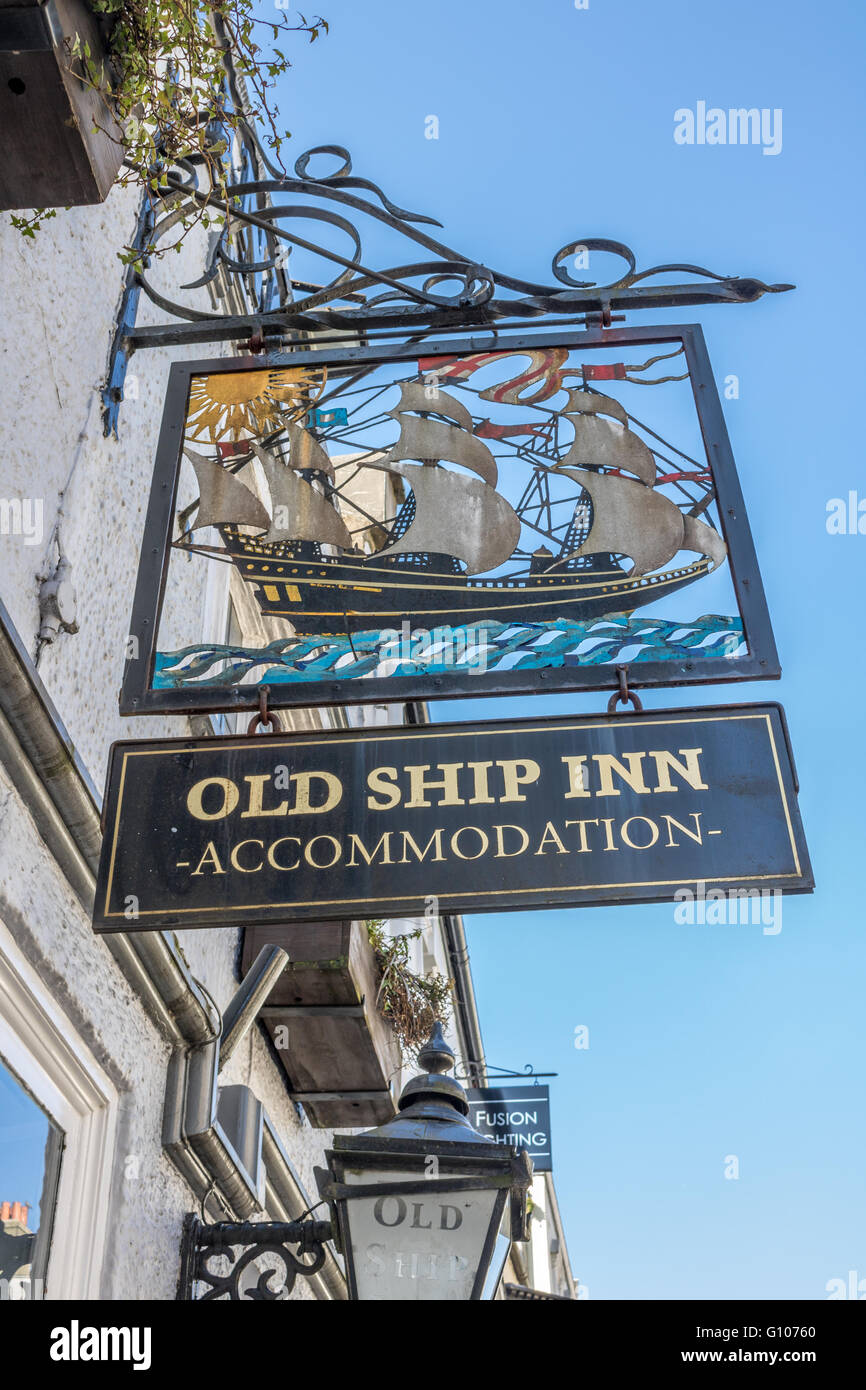 England Dorset Dorchester Pub sign Stock Photo - Alamy