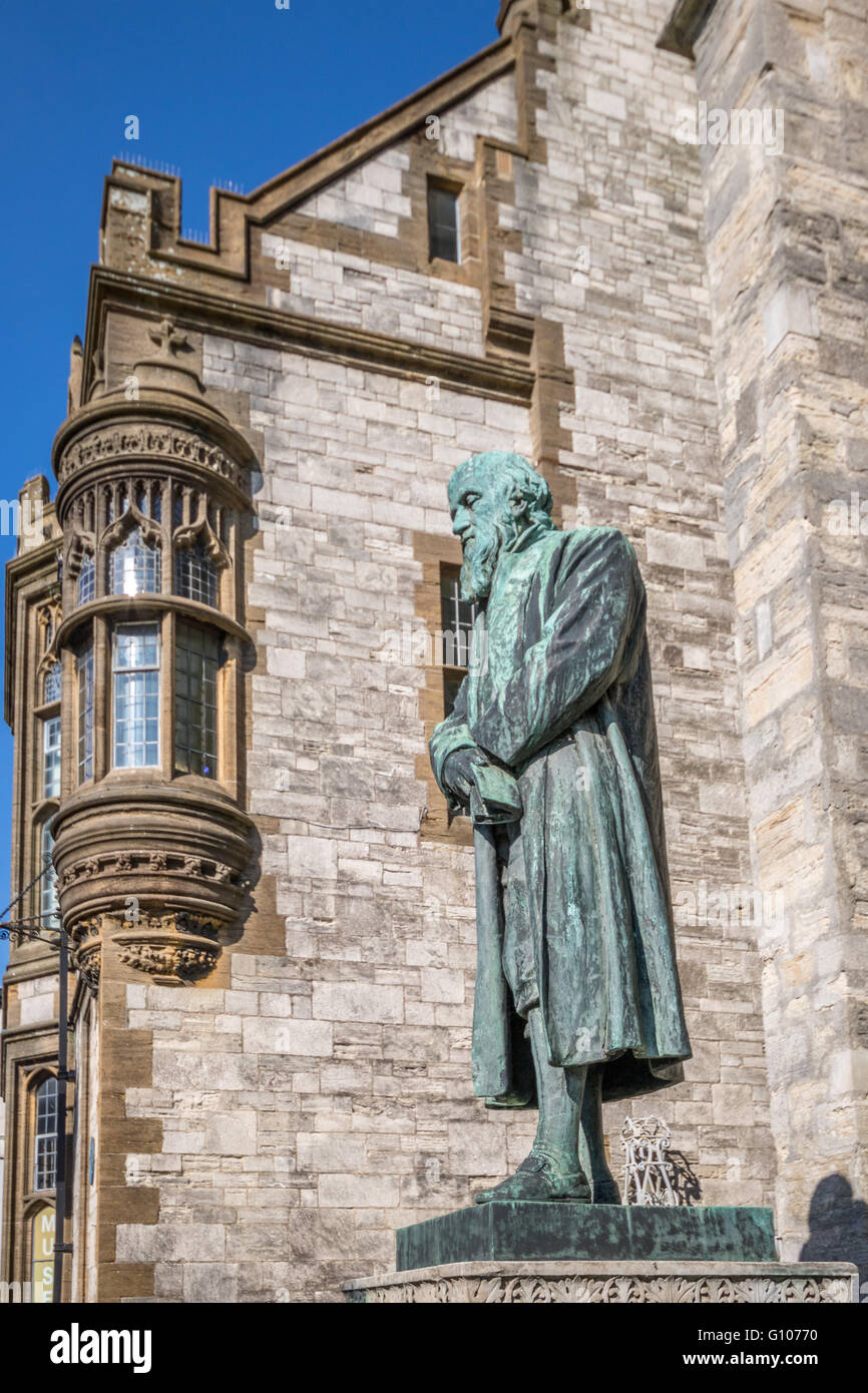 England Dorset Dorchester Statue of William Barnes at St. Peter's ...