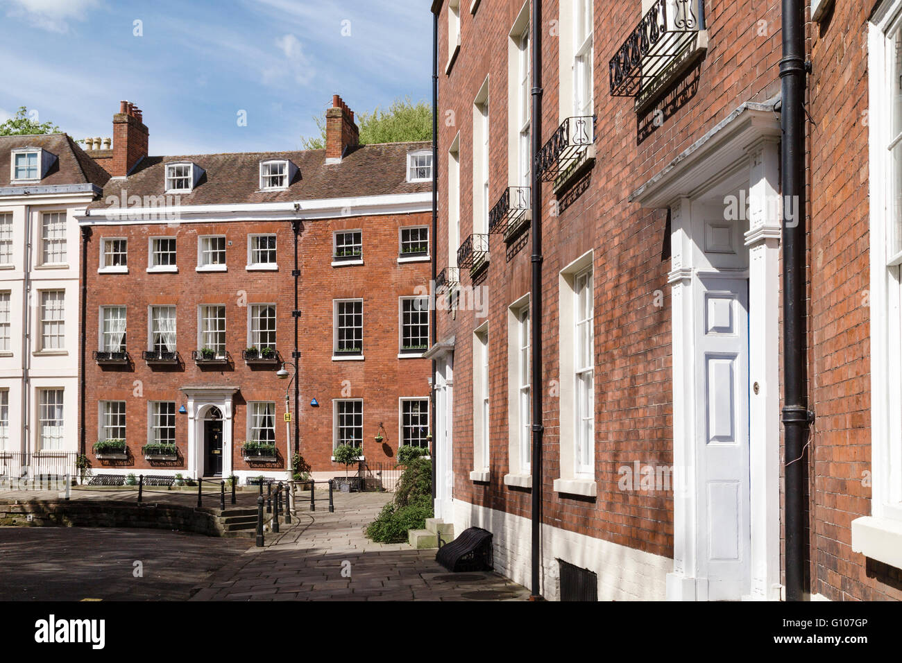 Brick georgian houses hi-res stock photography and images - Alamy
