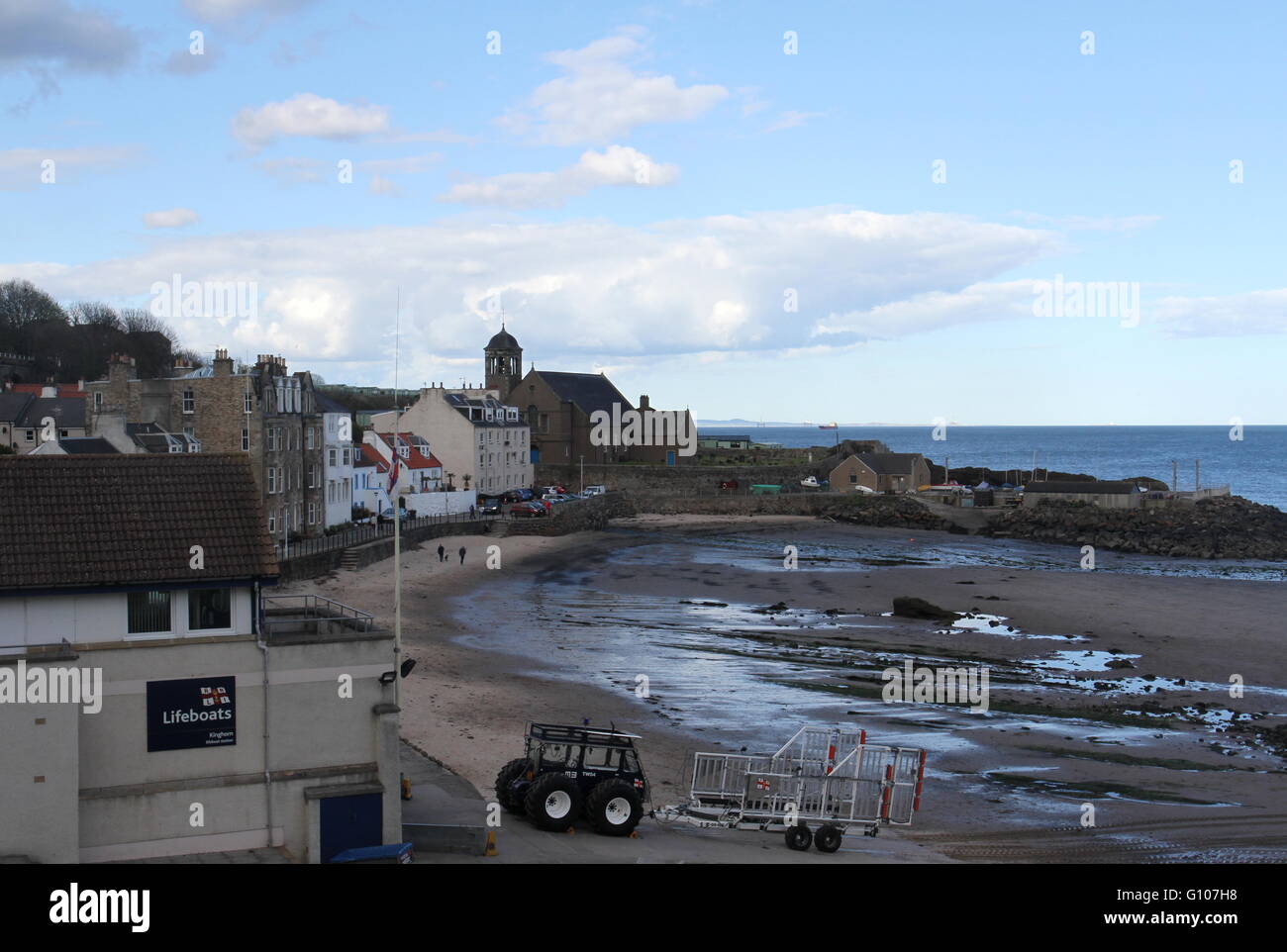 Elevated view of Kinghorn Fife Scotland April 2016 Stock Photo - Alamy