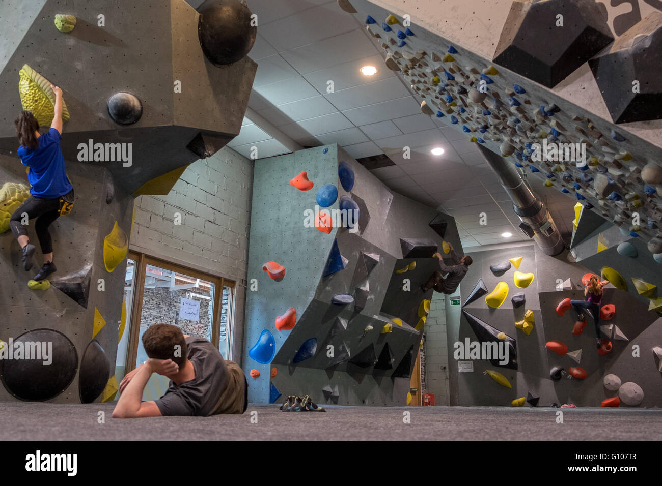Edinburgh International Climbing Arena Ratho, Scotland, UK Stock Photo ...