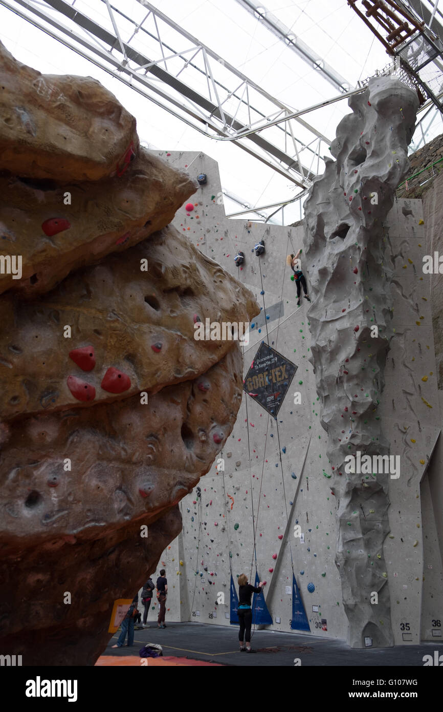 Edinburgh International Climbing Arena Ratho, Scotland, UK Stock Photo ...