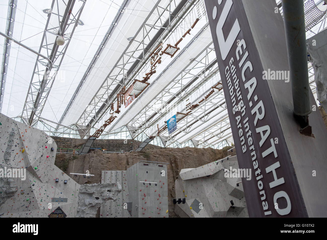 Edinburgh international climbing centre ratho hi-res stock photography ...