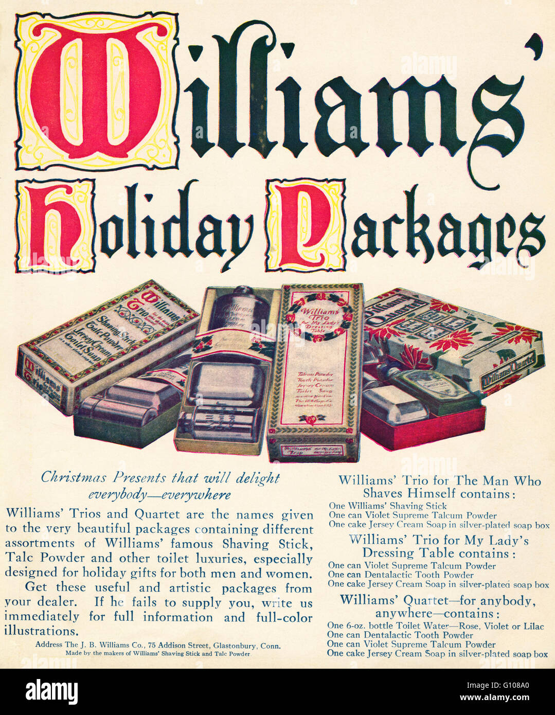 Original old vintage American magazine full page colour advert from the ...