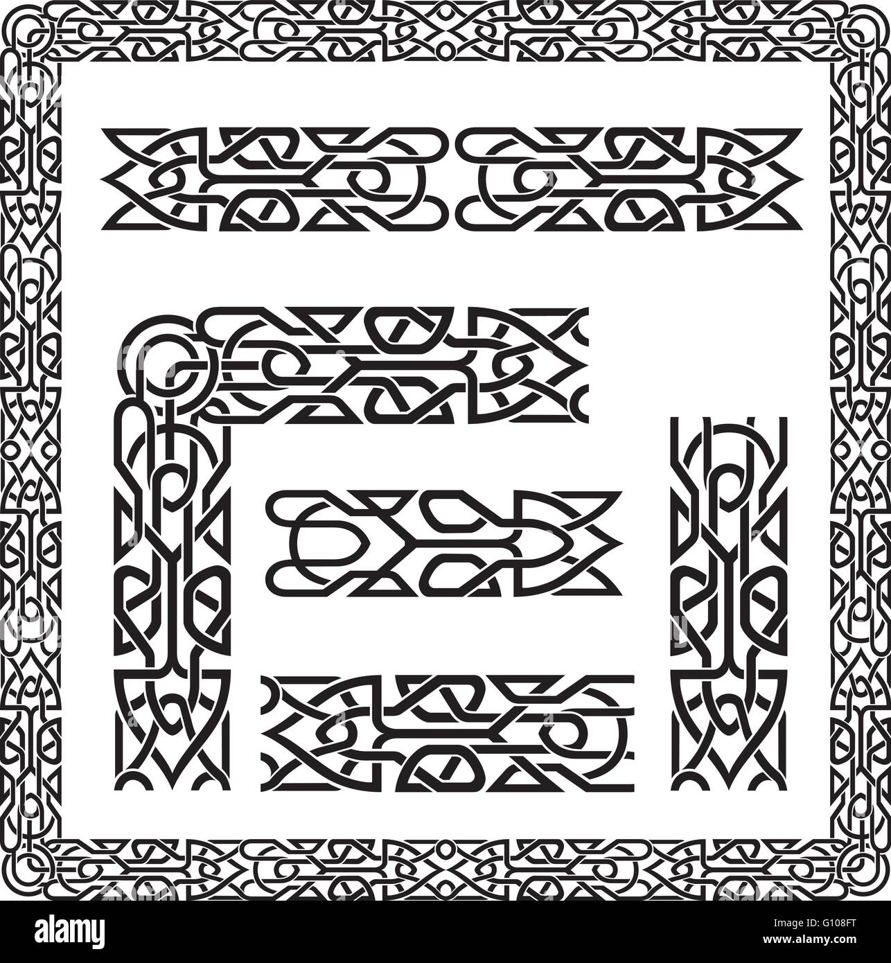 Celtic Pattern - Original composition of Celtic style pattern Stock ...