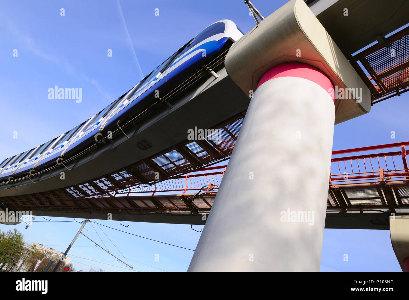 Monorail moscow hi-res stock photography and images - Alamy
