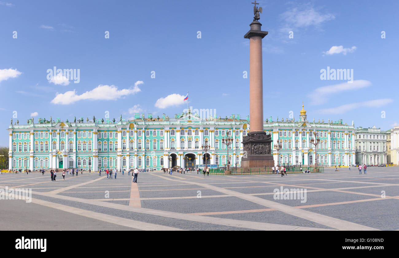 Palace Square, Saint-Petersburg, Russia Stock Photo - Alamy