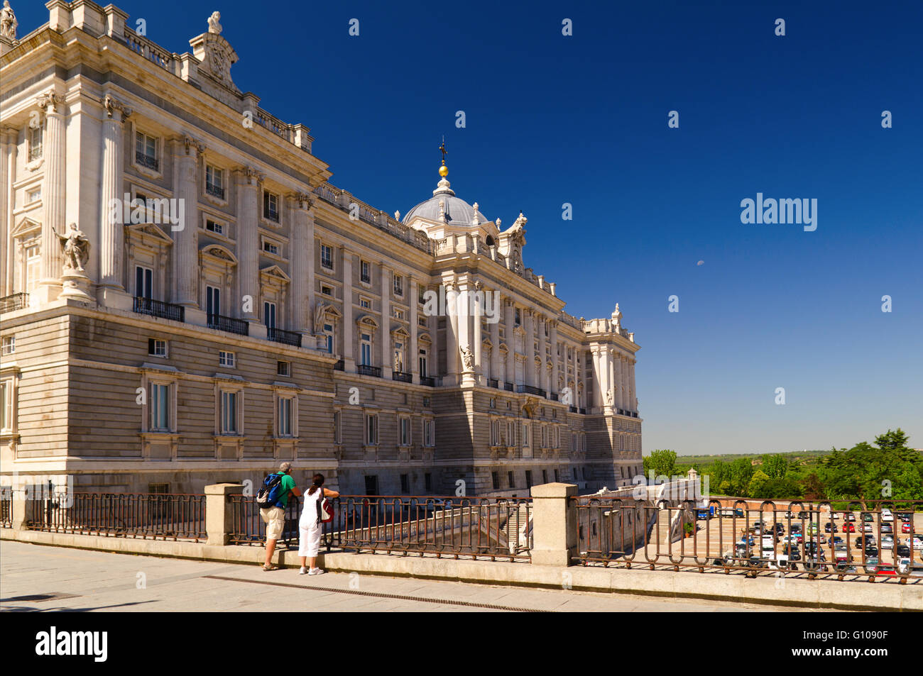 Madrid street view Stock Photo - Alamy