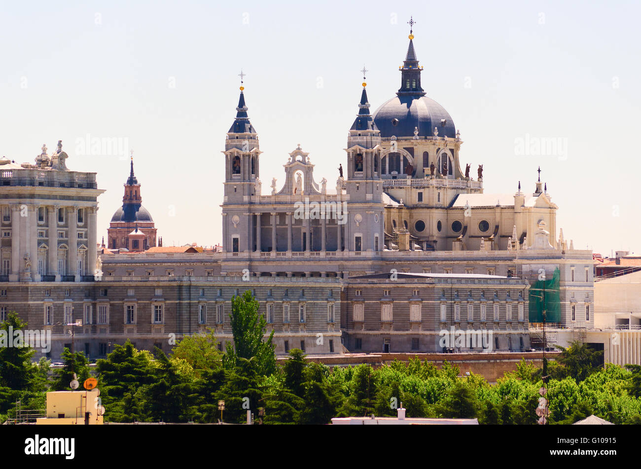 Madrid street view Stock Photo - Alamy