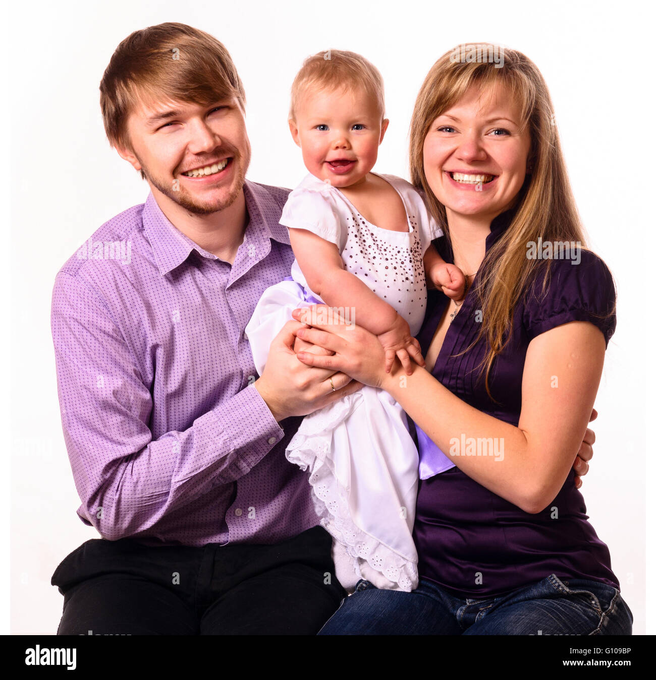 happy family with baby Stock Photo - Alamy