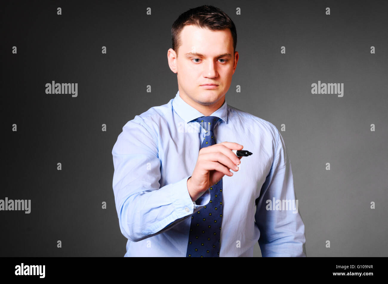 Young writing hi-res stock photography and images - Alamy