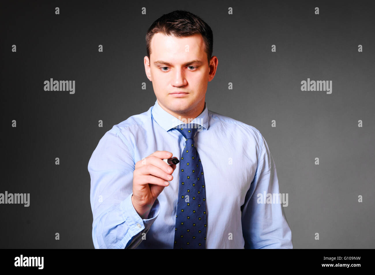 writing in air Stock Photo - Alamy