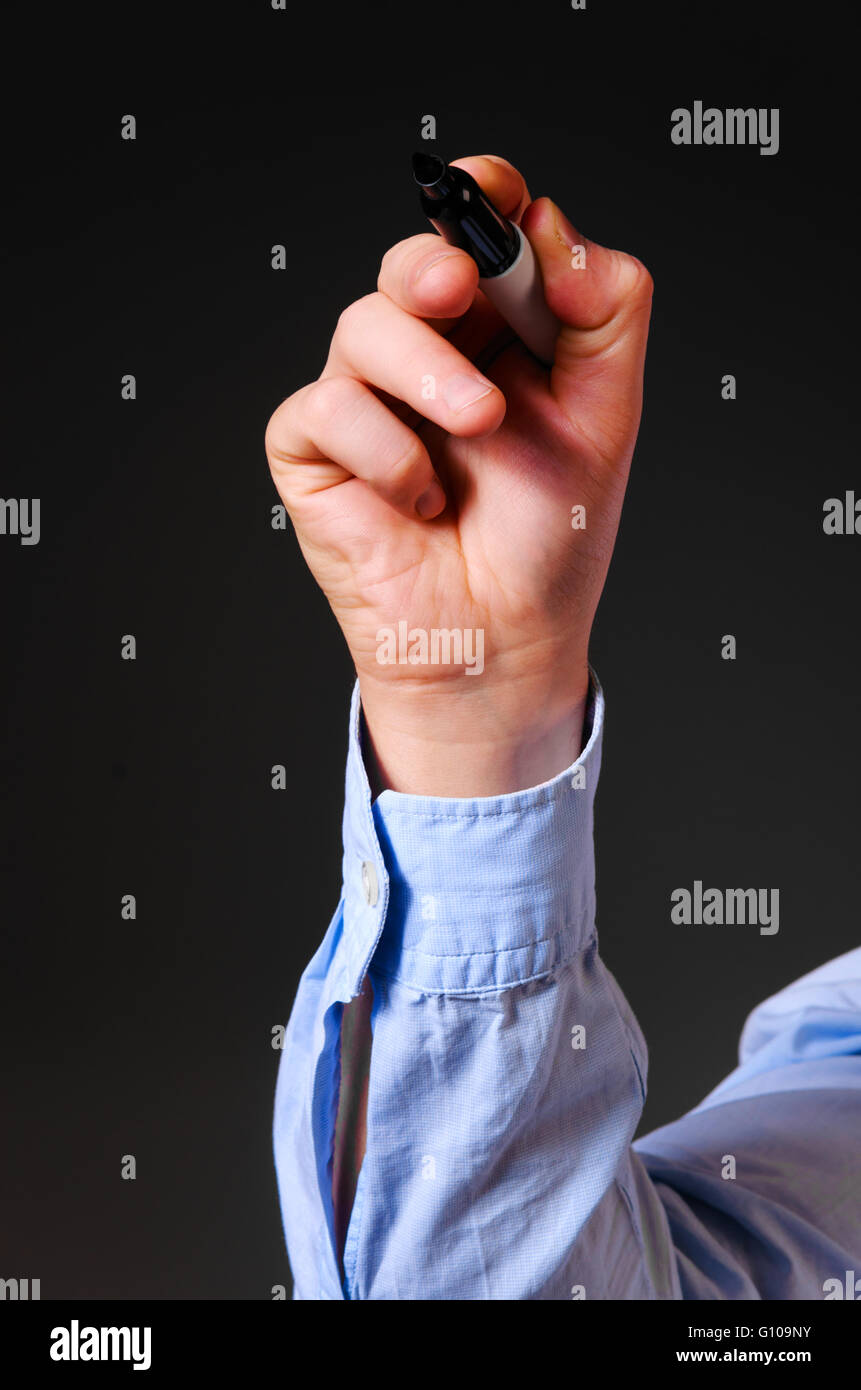 writing in air Stock Photo - Alamy