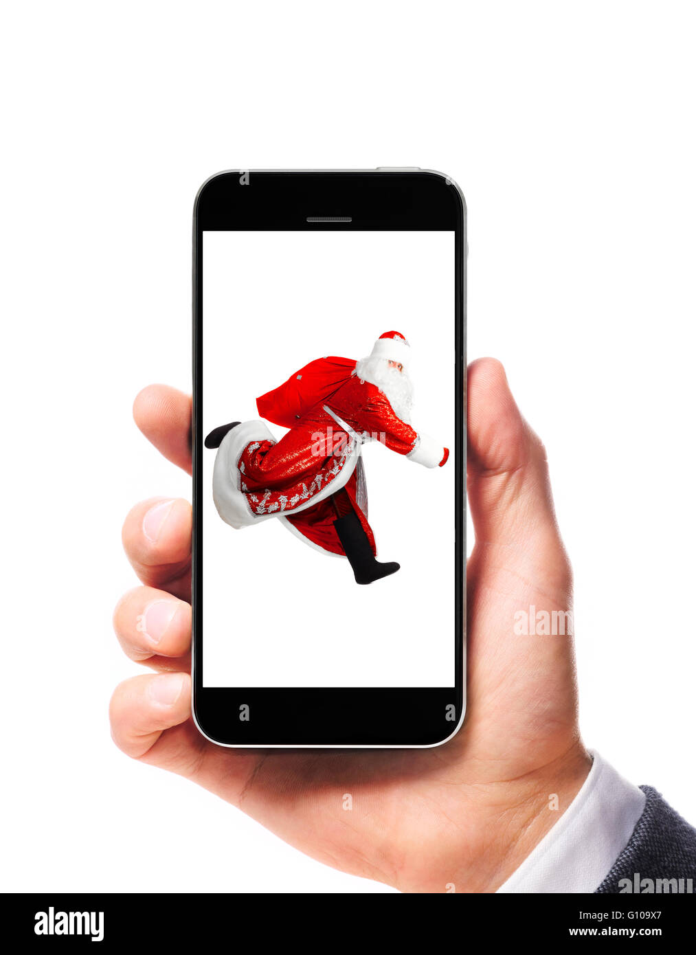 modern smartphone in hand Stock Photo - Alamy